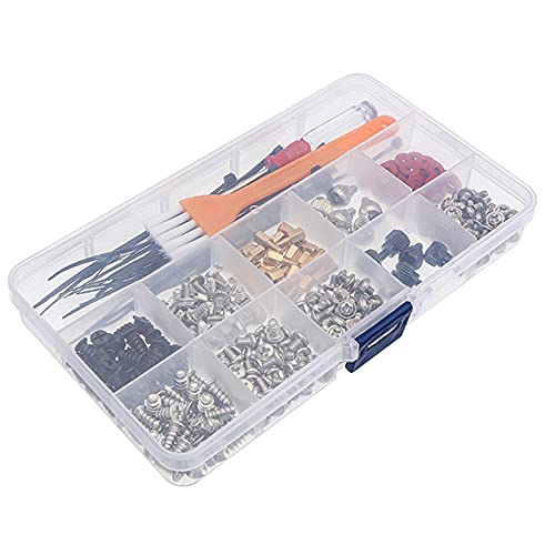 LIZZOT 330Pcs DIY Motherboard PC Personal Computer Case Fan Hand Screw Standoff Washer Set Assortment Kit