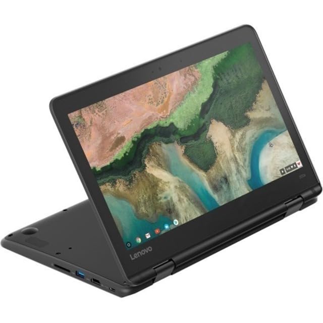 Lenovo 300e Windows 2nd Gen 81M9007MUS 11.6" Touchscreen Netbook - HD - 1366 x 768 - Intel Celeron N4120 Quad-core (4 Core) 1.10 GHz - 8 GB Total RAM - 128 GB SSD - Gray
