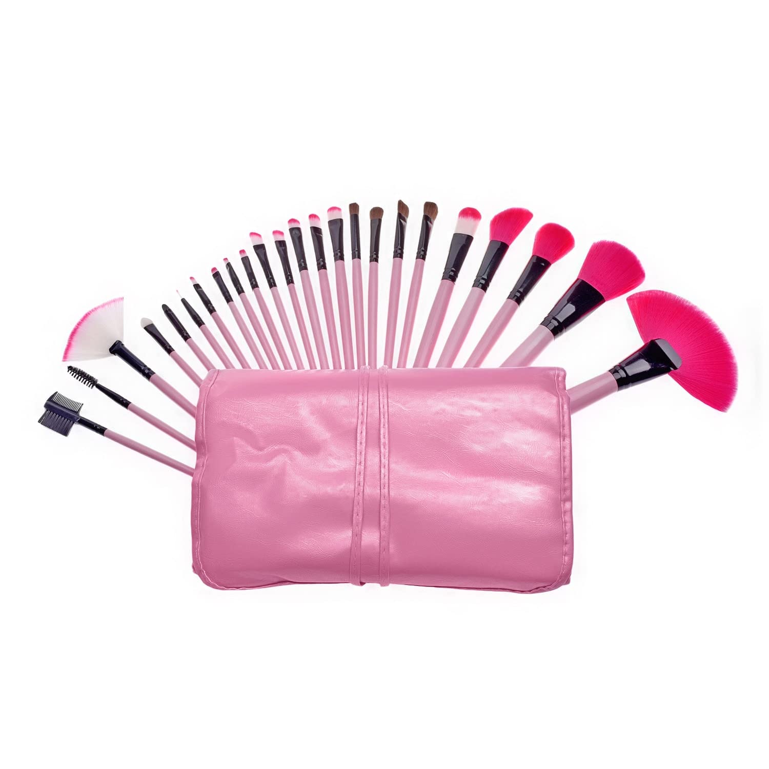 Makeup Brush Foundation Brush Face Brush Concealer 24 pcs Makeup Brush Sets Professional Cosmetics Brushes Eyebrow Powder Foundation Shadows Pinceaux Make Up Tools (Color : Wooden, Size : As shown)
