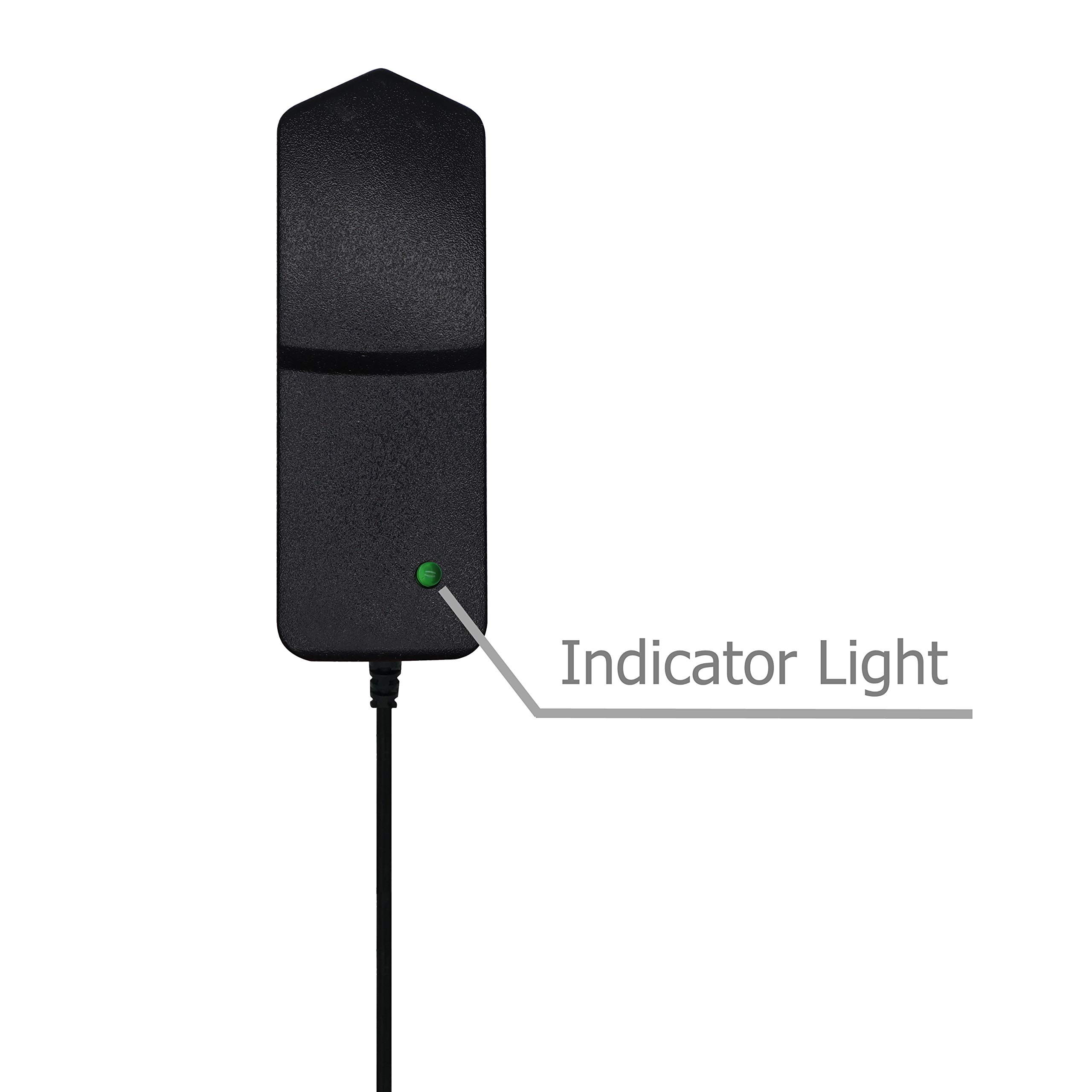 EIKS Universal AC/DC 4.2V 1A Power Adapter Wall Charger for 18650 Battery LED Strip Shaver Groomer Clipper, with 8 Selectable Tips (4.2V-1A)