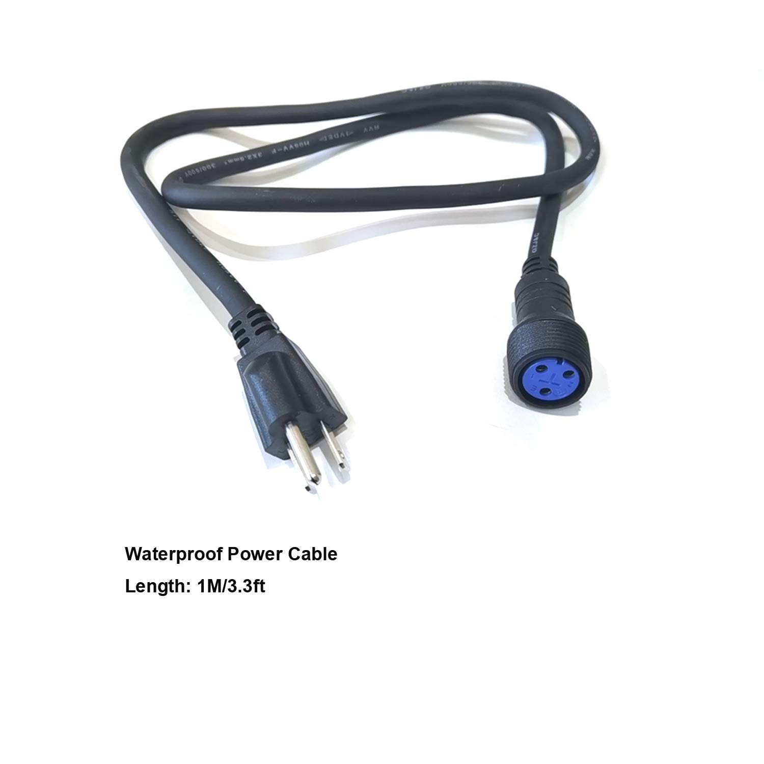 IP Power Extension Cables DMX Extension Cables Adapter Cables for IP par Lights, LED bar, Other IP Lights (IP Power Adapter Cable+DMX)