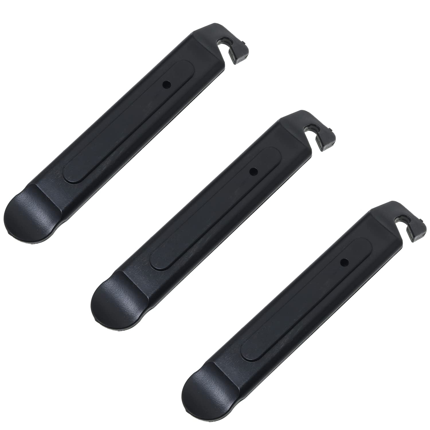 JianLing Bicycle Tire Levers 3pcs 10.4x1.7x0.7cm Nylon Tire Removal Tool for Road or Mountain Bike Tires, Black