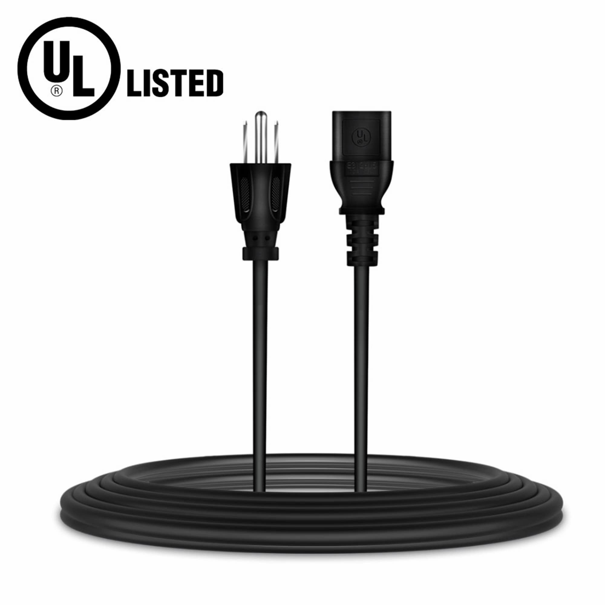 FITE ON UL 5ft 3 Prong AC Power Cord Cable Lead for Zojirushi NL-AAC10 Rice Cooker Mains
