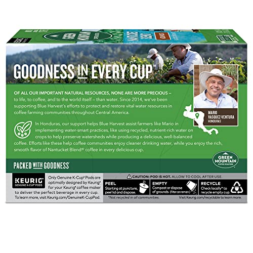 Green Mountain Coffee Nantucket Blend Keurig Single-Serve K-Cup Pods, Medium Roast Coffee, 12 Count