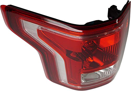 Evan Fischer Driver Side Tail Light Assembly Compatible with 2015 2016 2017 Ford F-150 With Bulb CAPA