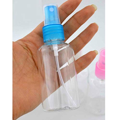 LEUYA Glass Dispenser 3pcs Fine Mist Sprayer Bottles Refillable Empty Small Spray Bottles Container Makeup Cosmetic Atomizers for Hand Cleaning Essential Oils Travel Perfumes Glass Waterbottle
