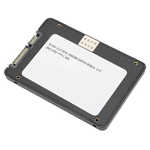 LBEC 2.5in K100 SSD, Multifunction Various Capacities 3D TLC Flash Type Gen III 6Gbs SSD ABS Material for Notebook Computer for Computer 256GB