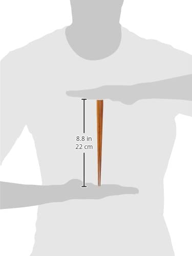 Hyozaemon Chopsticks & Rest Couple Set Maruhachi (Chopsticks:23.5cmx1,21.5cmx1,Mt.Fuji Restx2, Paulownia box) X-826