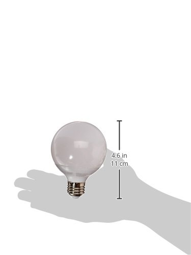 Feit Electric LED G25 Globe with a Medium E26 Base Light Bulb - 60W Equivalent - 10 Year Life - 650 Lumen - 3000K Warm White - Non-Dimmable | 3-Pack