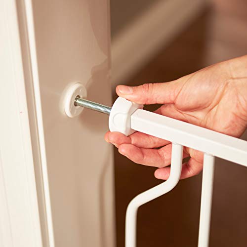 Evenflo Easy Walk-Thru Pressure-Mounted Pass-Through Gate, White