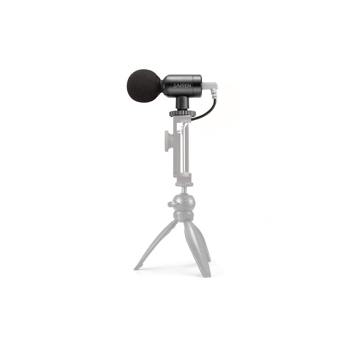 Frunsi Camera Microphone, Video Microphone for Gopro DSLR Canon Nikon Panasonic Sony Smartphone Vlogging, YouTube, Interview
