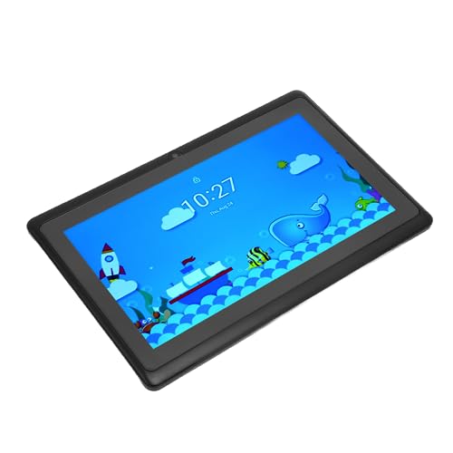 FOLOSAFENAR 7 Inch Kids Tablet 32GB ROM 3000mAh Battery Dual Camera Cute Kids Tablet WiFi Quad Core for Girls (US Plug)