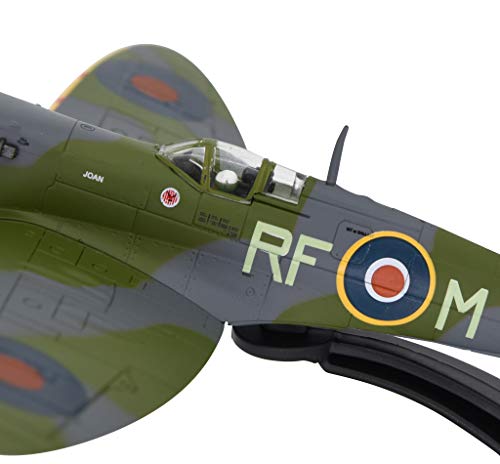 TANG DYNASTY(TM) 1:72 Supermarine Spitfire Fighter Attack Metal Plane Model, World War II Royal Air Force 1941, Military Airplane Model,Diecast Plane,for Collecting and Gift