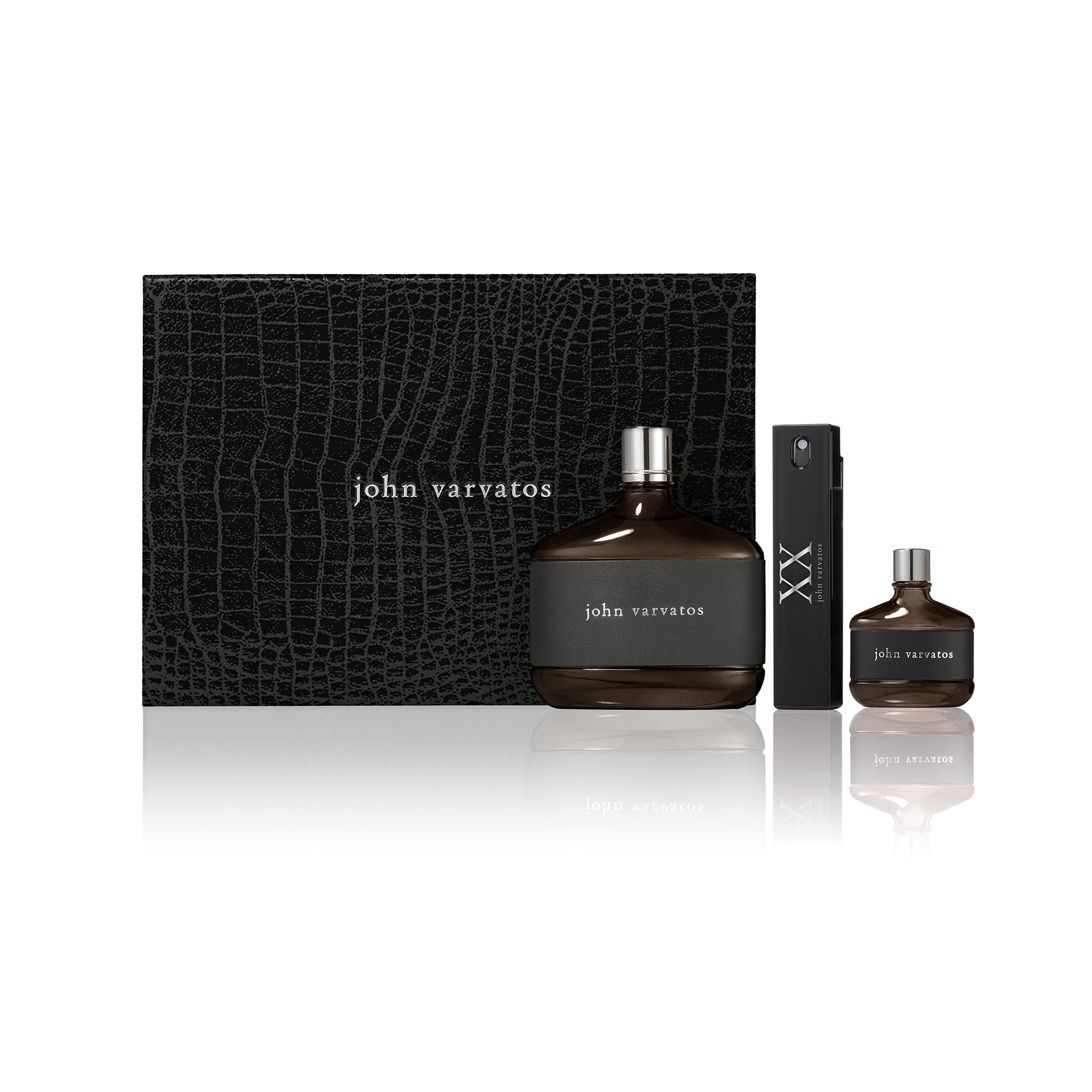 John Varvatos 3 Piece Men’s Cologne Gift Set, Eau De Toilette Spray, 4.2 fl. oz