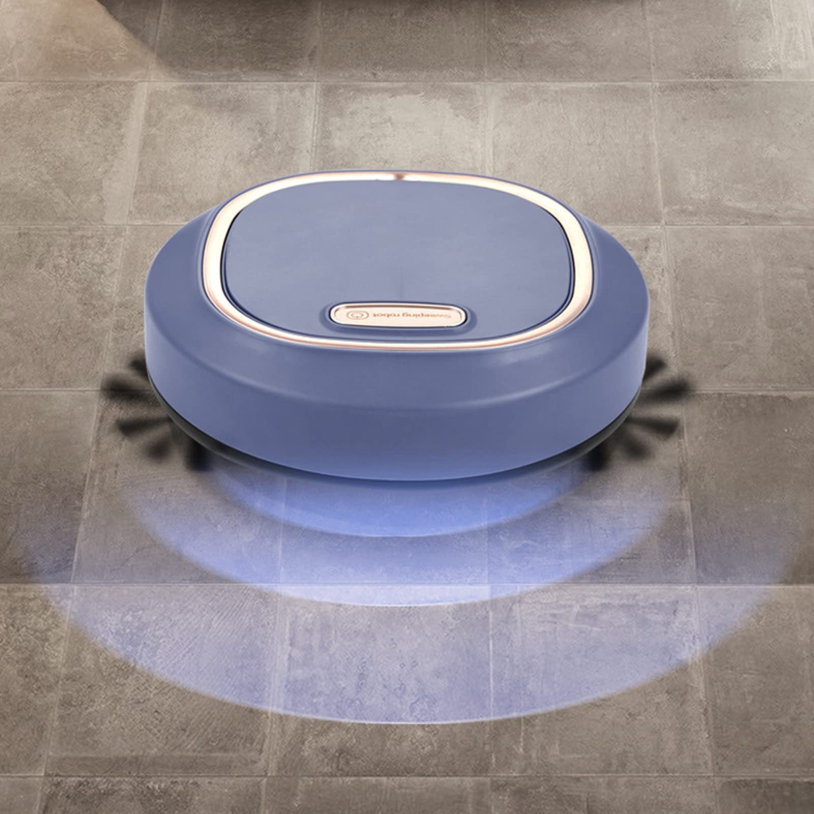LOKOO Vacuum Cleaner Robot,Smart Electric Robotic Vacuuming Sweeper - 3 In1 Mopping System Scheduling for Pet Hair, Hard-Floor and Carpet