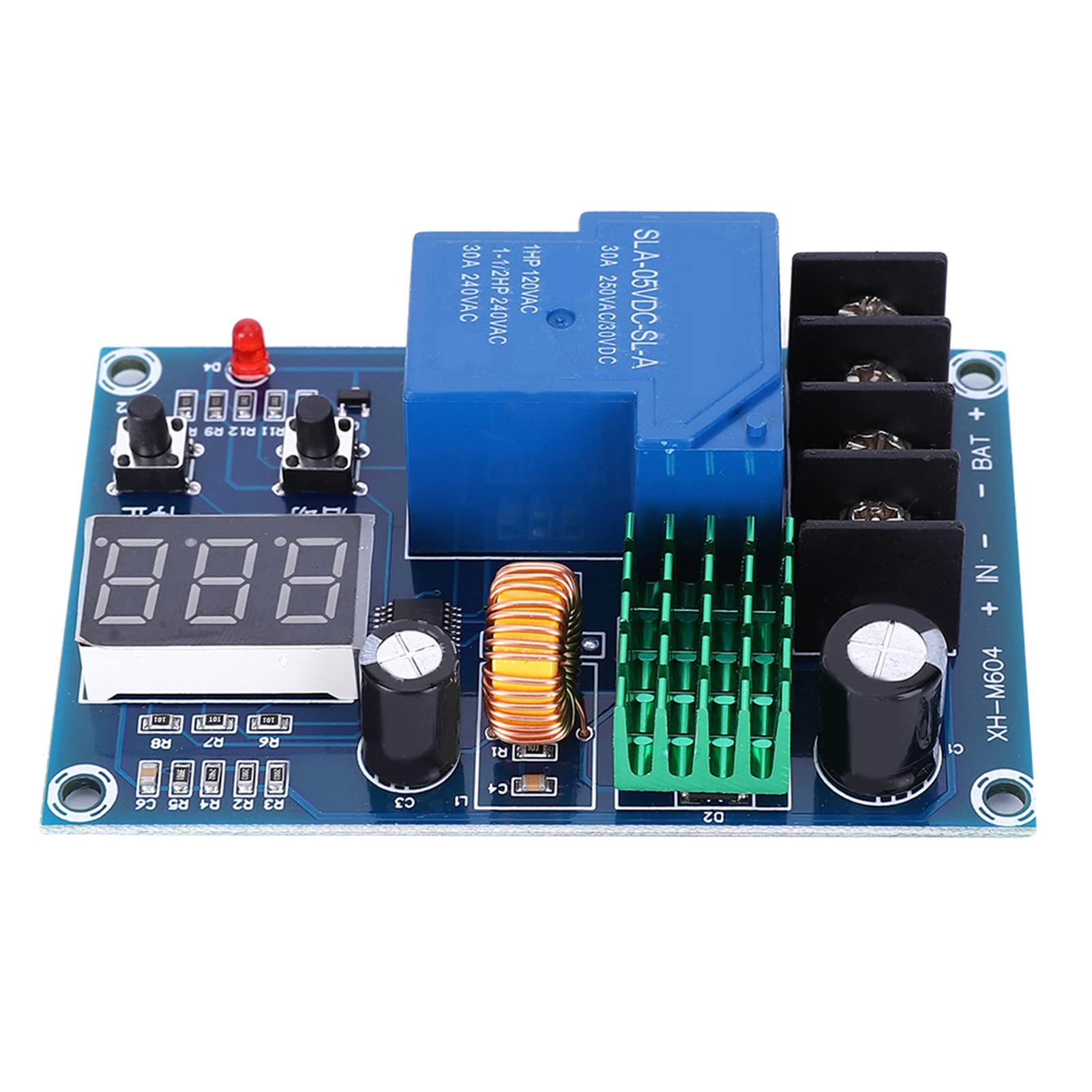 Oumefar XH-M604 Charger Protection Board DC 6-60V Battery Charging Control Module with Digital Display for Home Charger Solar Energy