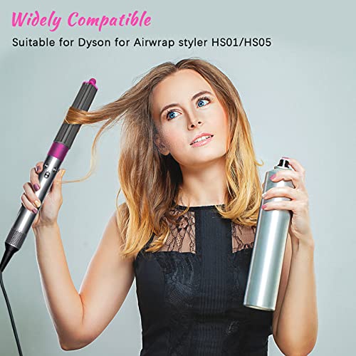 Long Curling Barrels Hair Curlers Rollers for Dyson for Airwrap HS05 HS01 Hair Dryer Attachment, 40MM/1.6 Inch Multifunction Hair Styler(Without Adapter)