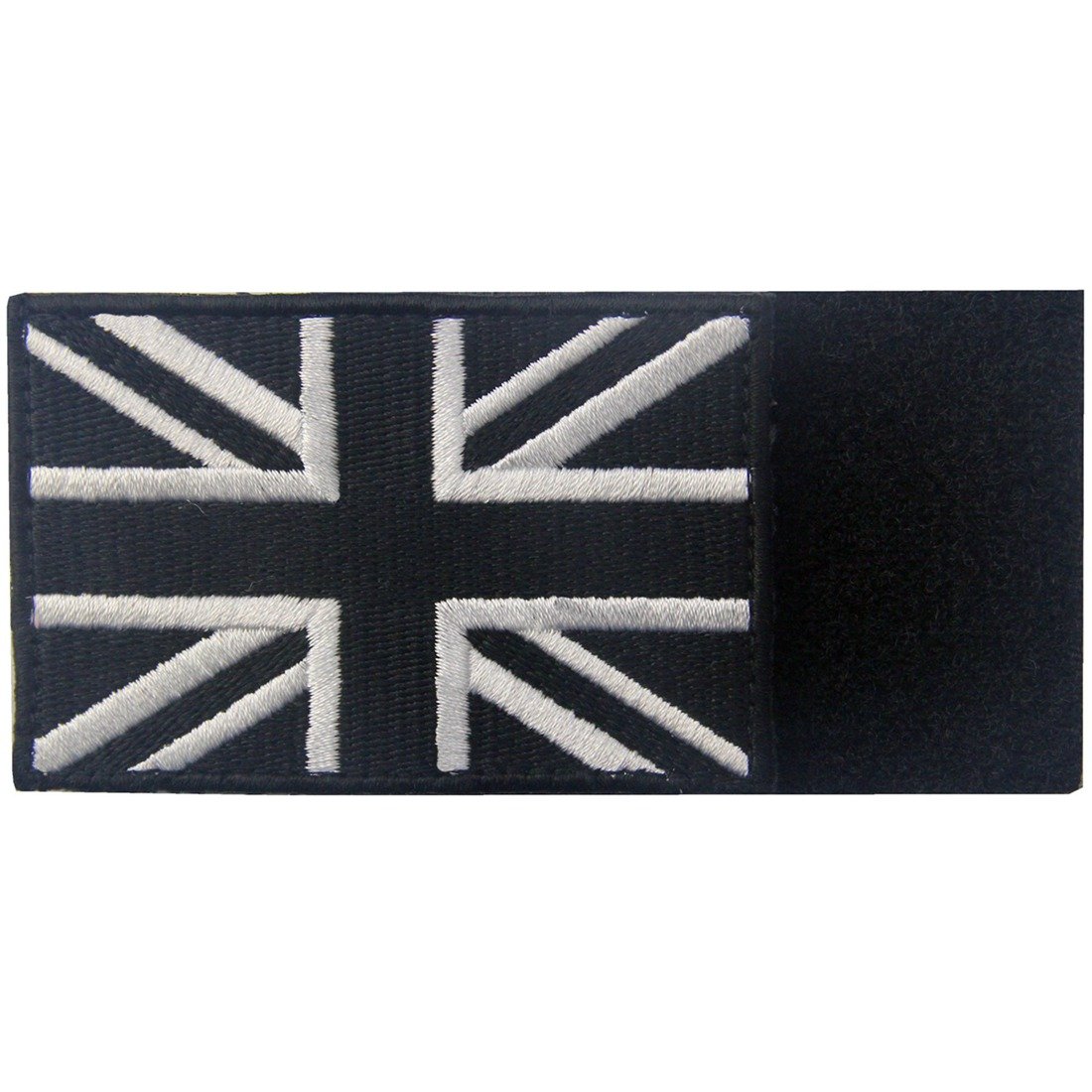 Tactical British Union Jack Embroidered Patch England Flag UK Great Britain Morale Applique Fastener Hook & Loop Emblem