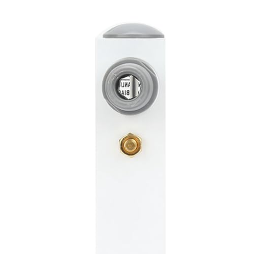 Liquid Flowmeter 0.1,0.5GPM Knob Panel Type Meter for Accurate Liquid Measurement Compact Design with Transparent Acrylic Body Ideal for Various Liquid Applications