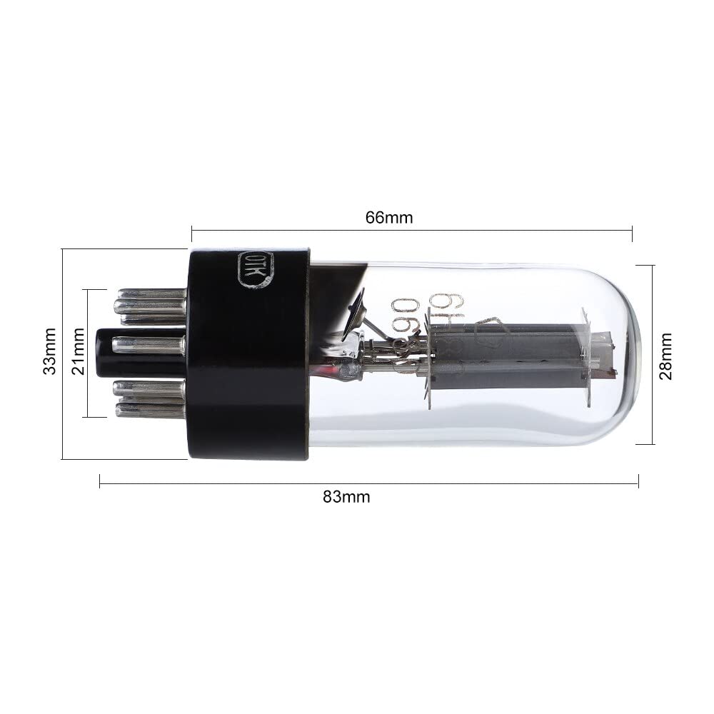 JINGERL 2PCS 6H8C Electron Tube Amplifier Vacuum Replacement 6N8P/5692/6SN7/ECC33/CV181 Valve Strengthen Bass Sound For Amplifier