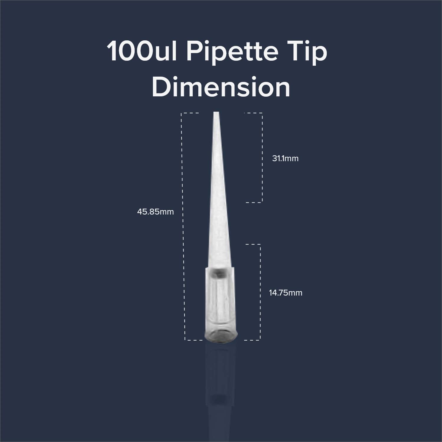 Marathon LS 100 μL Pipette Tips, Pack of 20 Racks (1920 Tips), Universal Sterile Pipette Filter Tips 100 μL, RNase/DNase-Free, Non-Pyrogenic, Low-Retention, Disposable, 96 Tips Per Rack