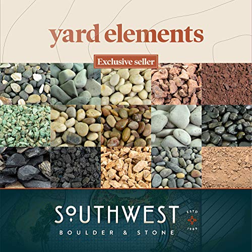 Mexican Beach Pebbles | 20 Pounds of Smooth Unpolished Stones | Hand-Picked, Premium Pebbles for Garden and Landscape Design | Mixed, 3 Inch - 5 Inch