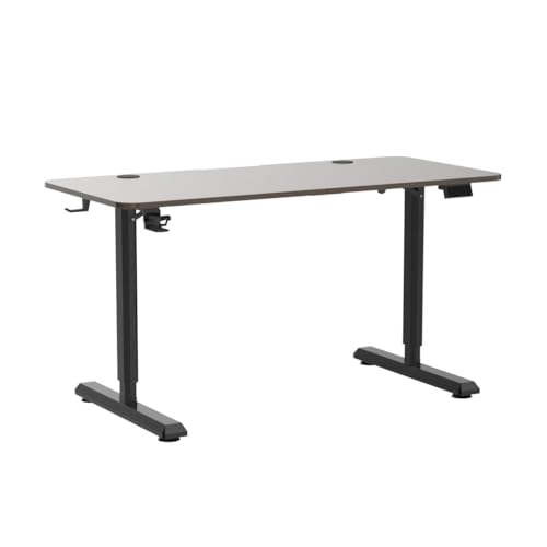Dripex Adjustable Electric Standing Desk, 55 inch, Grey Brown