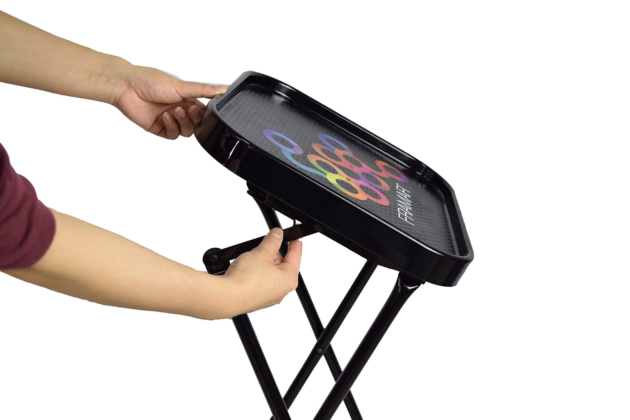 Framar Premium Salon Folding Trolley - Salon Trolley, Salon Tray, Salon Cart Folds up for Easy Storage