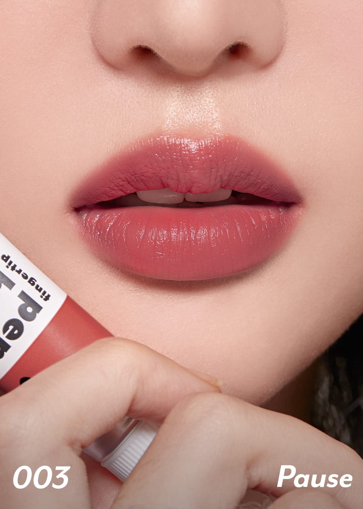 I'M MEME Multi-use Lip and Cheek Tint - Pep! Balm | Wtih Shea Butter, Gift, Liquid Blush and Lip Paint, Travel-Friendly, 003 Pause, 0.52 Oz