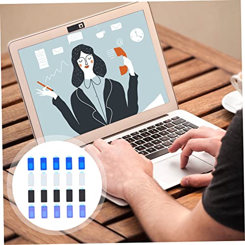 NUSITOU 60 Pcs Camera Privacy Cover Webcam Protection Cover Webcam Blocker for Laptopa Phone Cam Cover Computer Camera Cover Webcam Cover Slide for Computer Front Slider Tablet Abs