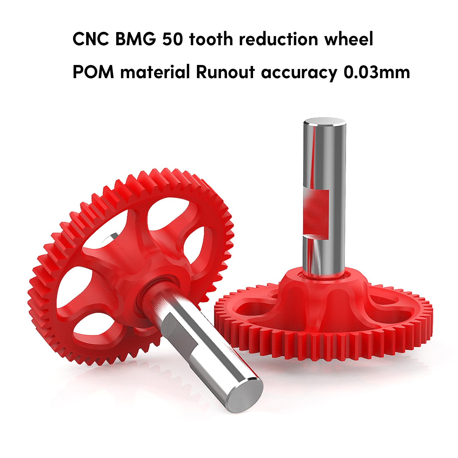 for Voron 0.1/2.4 Deceleration Gear 50 Teeth POM Gear for Voron0.1/2.4 Extrusion Gear 3D Printer Accessories Pom Gear Drive