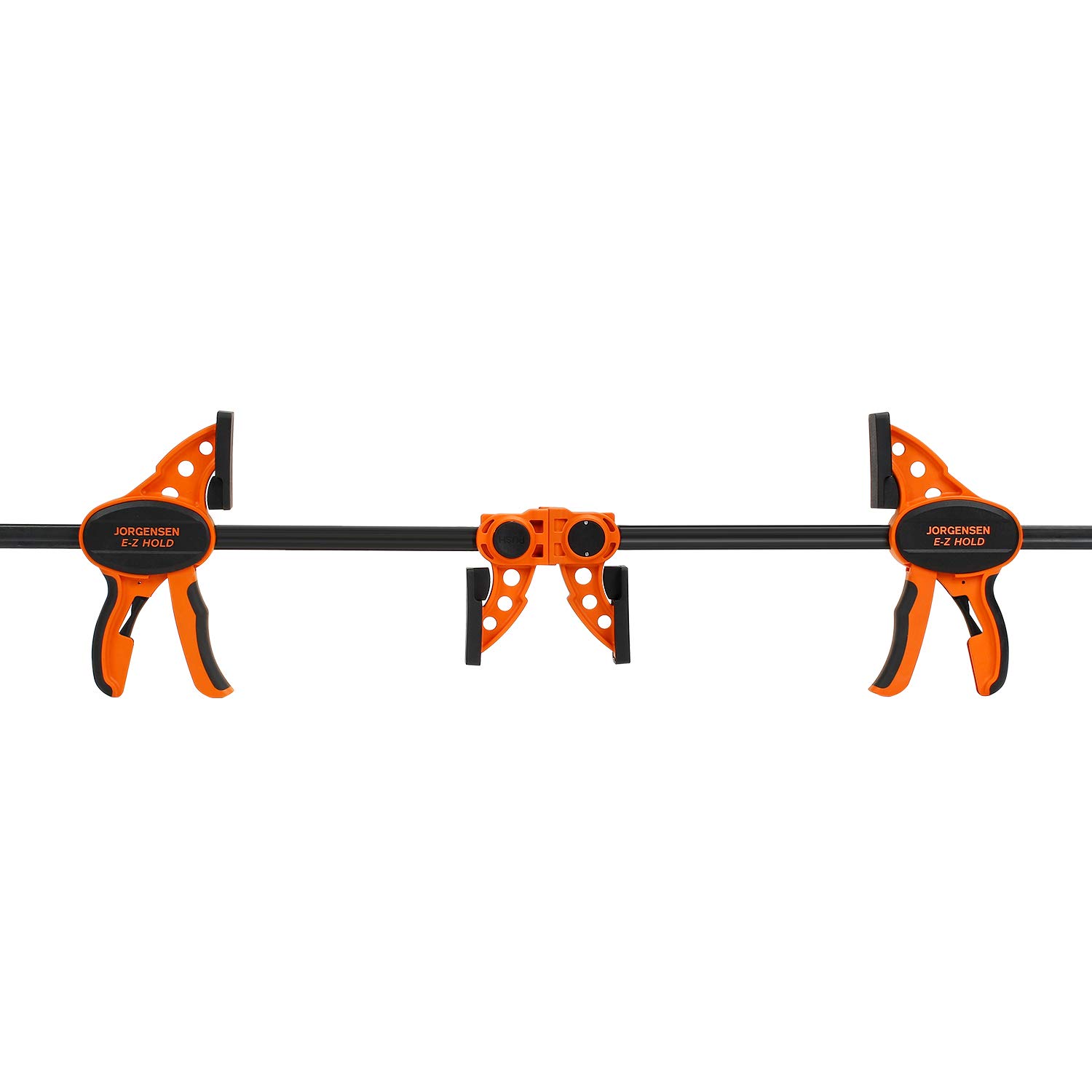Jorgensen 24" One Hand Clamp/Spreader - 2-pack, Medium Duty, E-Z Hold Bar Clamps Set