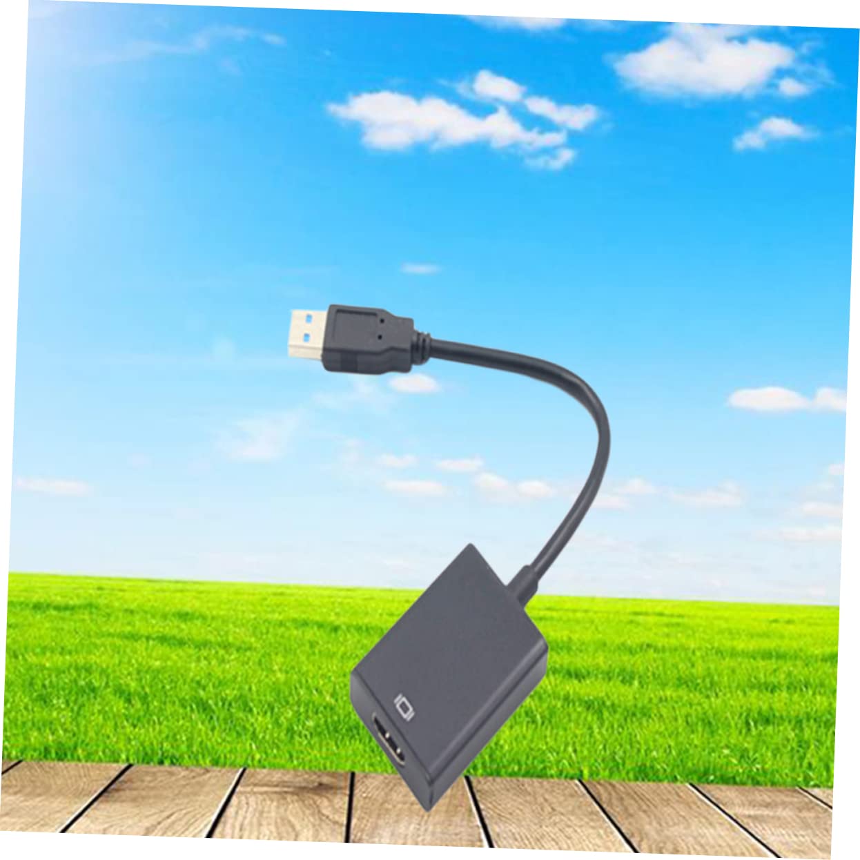 KOMBIUDA 3pcs USB to Adapter USB 3. 0 to Cable Dual Monitor Adapter USB usb3. 0 to Adapter USB to Cable Support Cell Phone Charging Stations USB b Cable USB to 12a Converter Flat