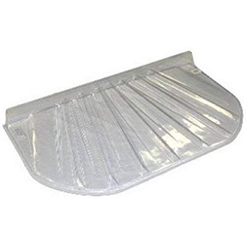 Maccourt 6525R Products 65 x 25 x 4 Wind Well Cover, Transparent|Clear