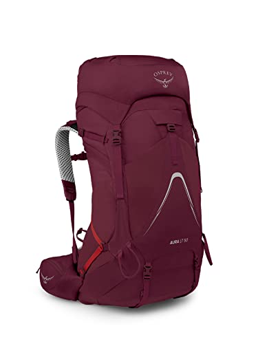 Osprey Aura AG LT 50L Women's Backpacking Backpack, Antidote Purple, WXS/S