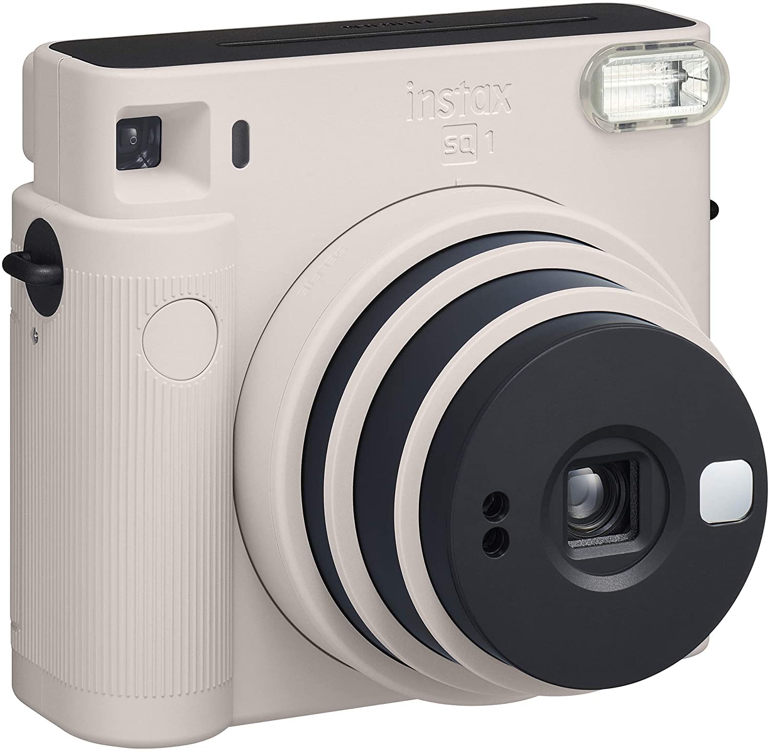 Fujifilm Instax Square SQ1 Instant Film Camera (Chalk White) Bundle with Fujifilm Instax Square Film Pack (White, 20 Shoots) + Carrying Bag + Camera Cleaning Kit + More