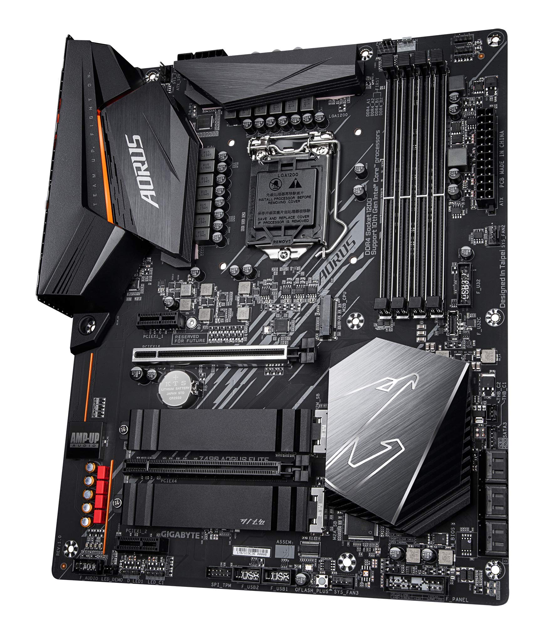 GIGABYTE Z490 AORUS Elite (Intel LGA1200/Z490/ATX/2xM.2/Realtek ALC1200/SATA 6Gb/s/USB 3.2 Gen 2/2.5 GbE LAN/RGB Fusion/Gaming Motherboard)