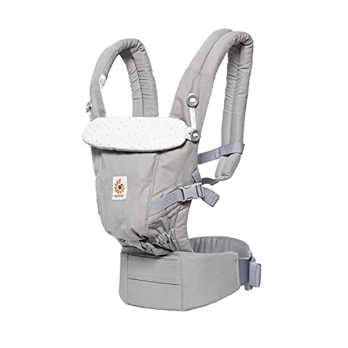 Ergobaby Adapt Award Winning Ergonomic Multi-Position Baby Carrier, Newborn to Toddler, Confetti