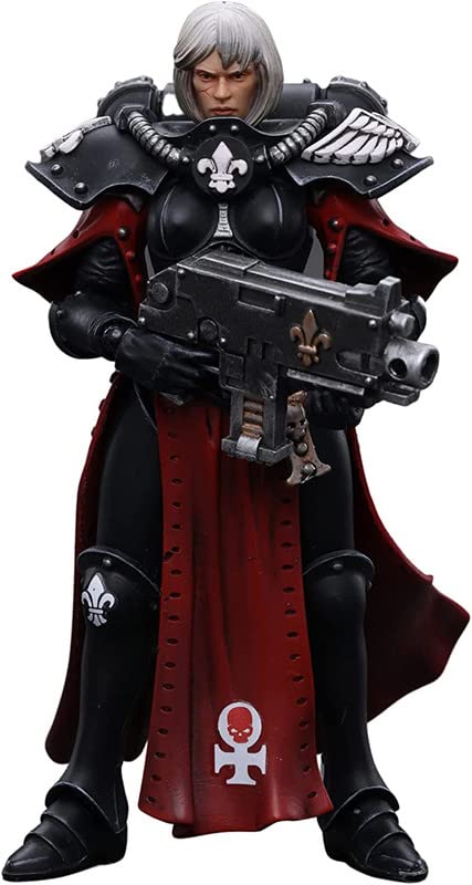 JOYTOY 1/18 Action Figure Warhammer 40,000 Adepta Sororitas Battle Sister Noyalle Model(4.1Inch)
