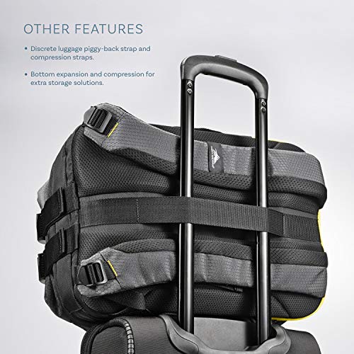High Sierra Dells Canyon TSA Friendly Backpack Mercury/Black/Glow