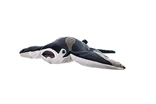 Wild Republic Manta Ray Cuddlekins, Stuffed Animal, 12 inches, Gift for Kids, Plush Toy, Fill is Spun Recycled Water Bottles (22475)
