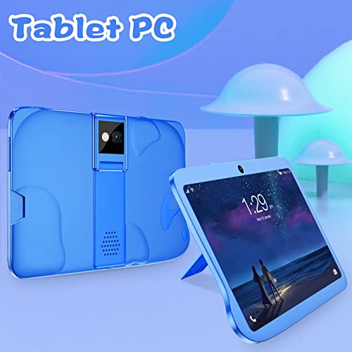 HD Tablet, Kids Tablet 2.4G 5G WiFi US Plug 100240V for 10.0 for Reading (Blue)