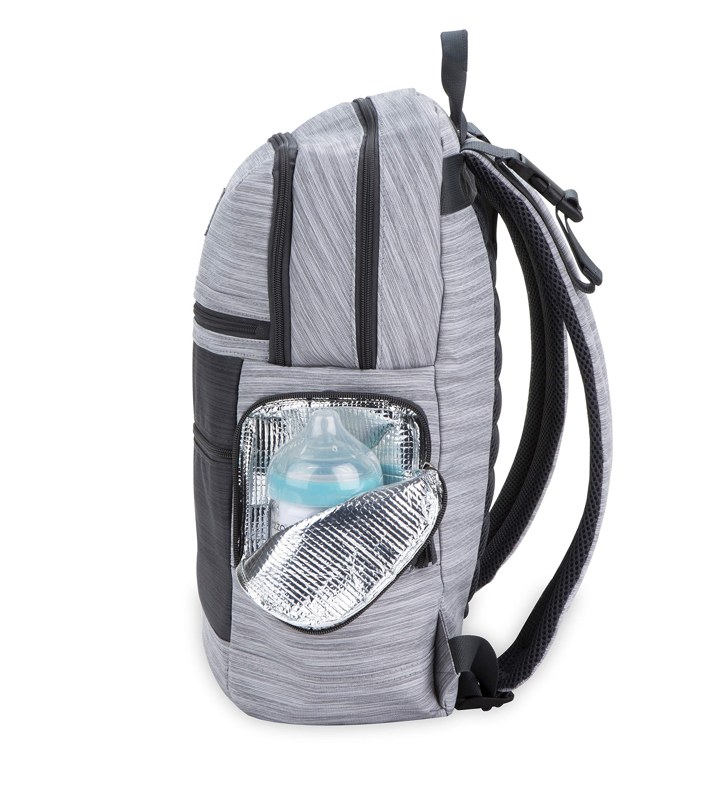 Eddie Bauer East Sound Diaper Backpack, Grey