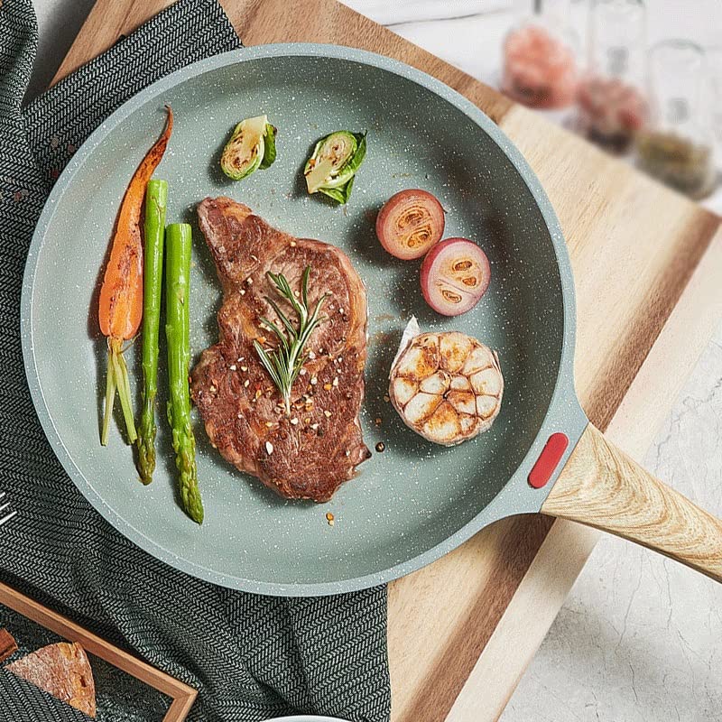 DHTDVD Medical Stone Pan Nonstick Pan Steak Frying Pan Pancake Pan Household Frying Pan