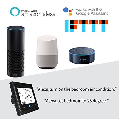 LNYHLXS Smart Thermostat Temperature Controller Water/Electric Floor Heating Water/Gas Boiler Works(D)