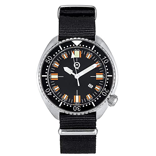 QM Diver 300M Mens WatchSwiss Swiss Movment Analog Stainless Steel Vintage Classcial Ceramic Bezel Saphire Glass 8022 (SM8022D)