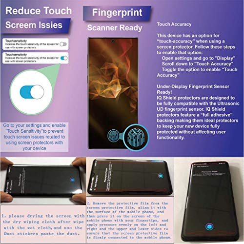 Geviaho 2+2 Pack Galaxy S20 Screen Protector + Camera Lens Protector, Full Clarity Coverage,9H Tempered Glass, Ultrasonic Fingerprint Support,Anti Bubble,3D HD Curved for Samsung S20 [6.2Inch]