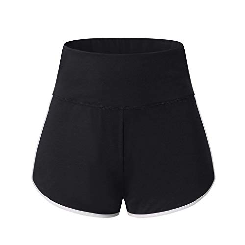 JMMSlmax Yoga Shorts Set for Women High Waist Capris Workout Women's Basic Slip Bike Gym Lifting Booty Workout Running Shorts
