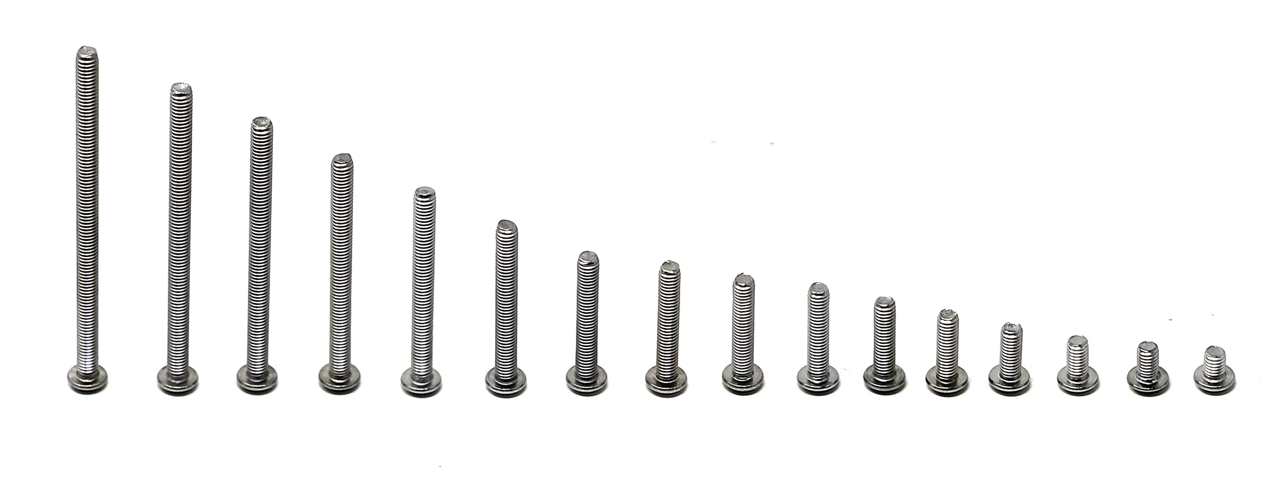 iexcell 1800 Pcs M3 x 4/5/6/8/10/12/14/16/18/20/25/30/35/40/45/50 Stainless Steel 304 Hex Socket Button Head Cap Screws Blots Nuts Washers Assortment Kit