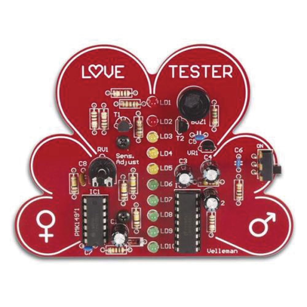 Velleman Love Tester Kit with 10 LEDs